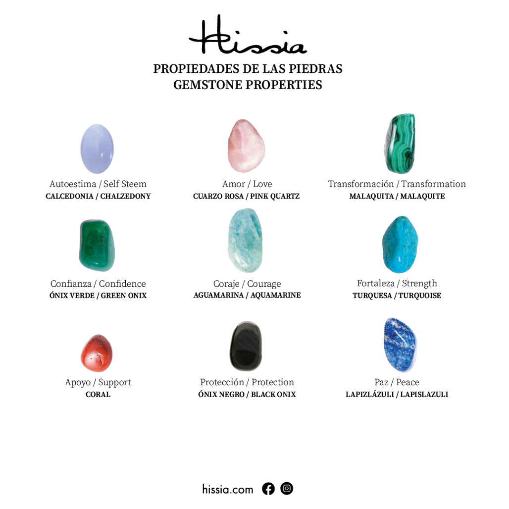 Propiedades piedras semipreciosas | Hissia